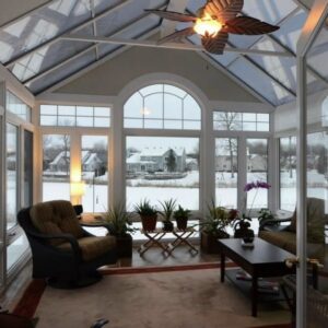 Sunrooms Madison WI | Cathedral Sunroom | Curved Sunroom | Kool View